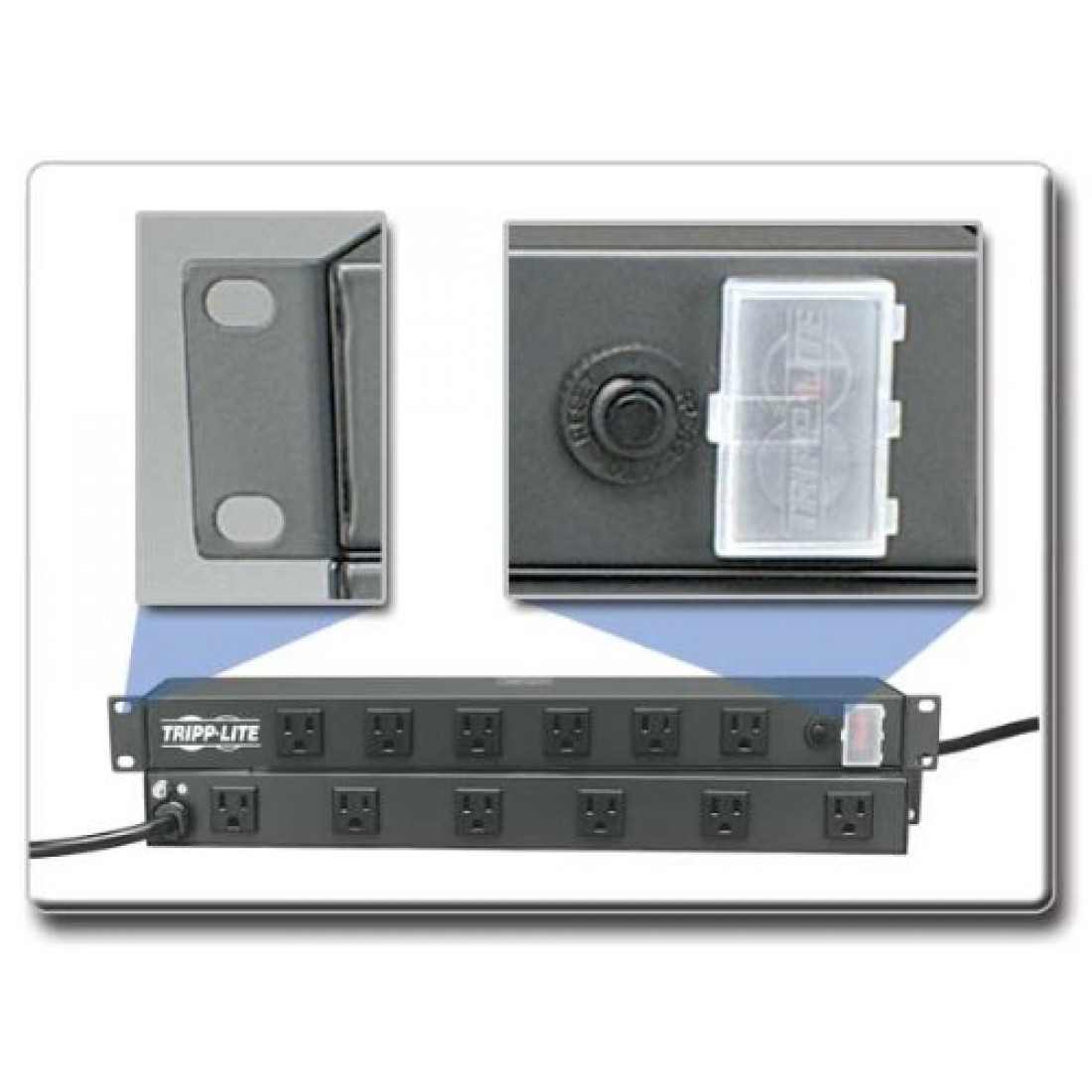 Tripp Lite Rackmount Network-Grade PDU Power Strip, 12 Right Angle ...