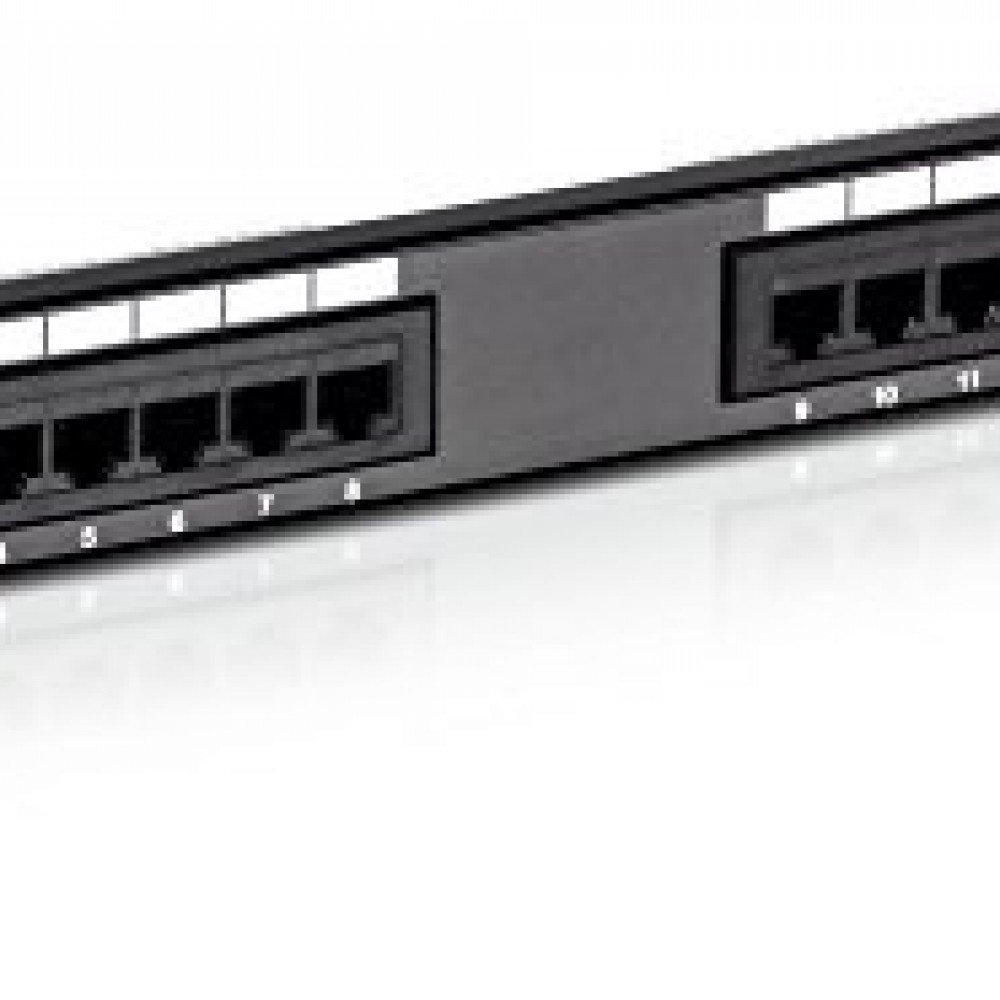 TRENDnet 24-Port Cat5/5e RJ-45 UTP Unshielded Wallmount or Rackmount ...