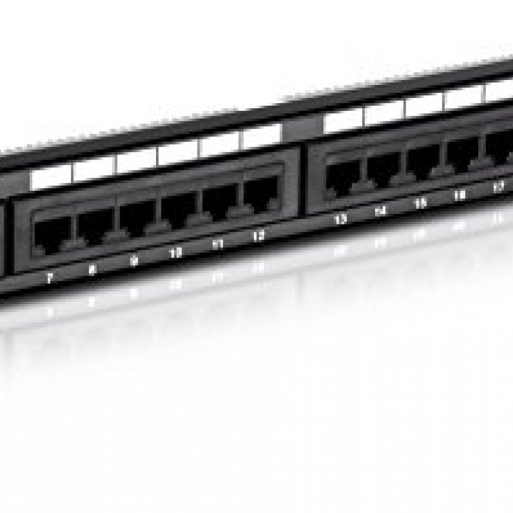 TRENDnet 24-Port Cat5/5e RJ-45 UTP Unshielded Wallmount or Rackmount ...