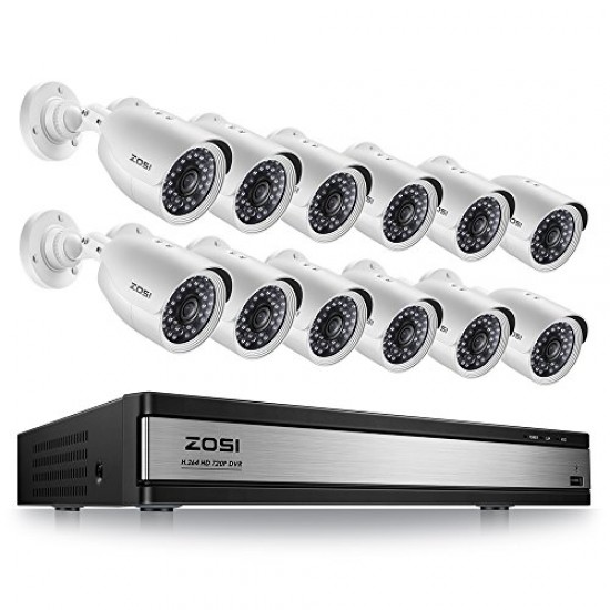 5K HD 4 Channel Security Camera System, Surveillance NVR Recorder with ...