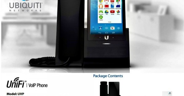 1 - UniFi VoIP Phone w/ 5" touchscreen,hands