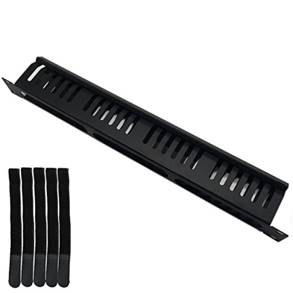 Lancher 19 Inch 1U Cable management Horizontal Cable Rack Mount manager ...