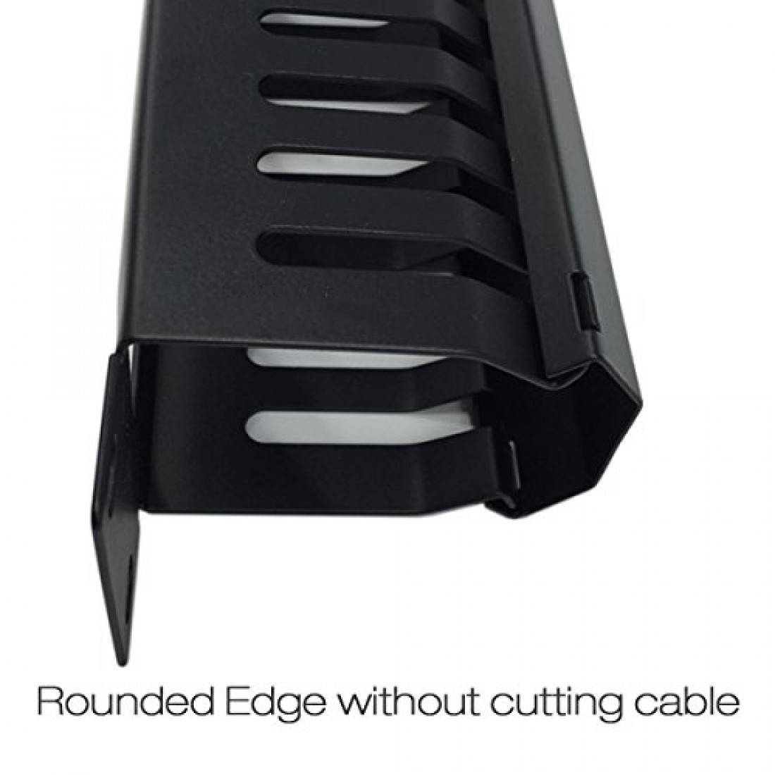 Lancher 19 Inch 1U Cable management Horizontal Cable Rack Mount manager ...