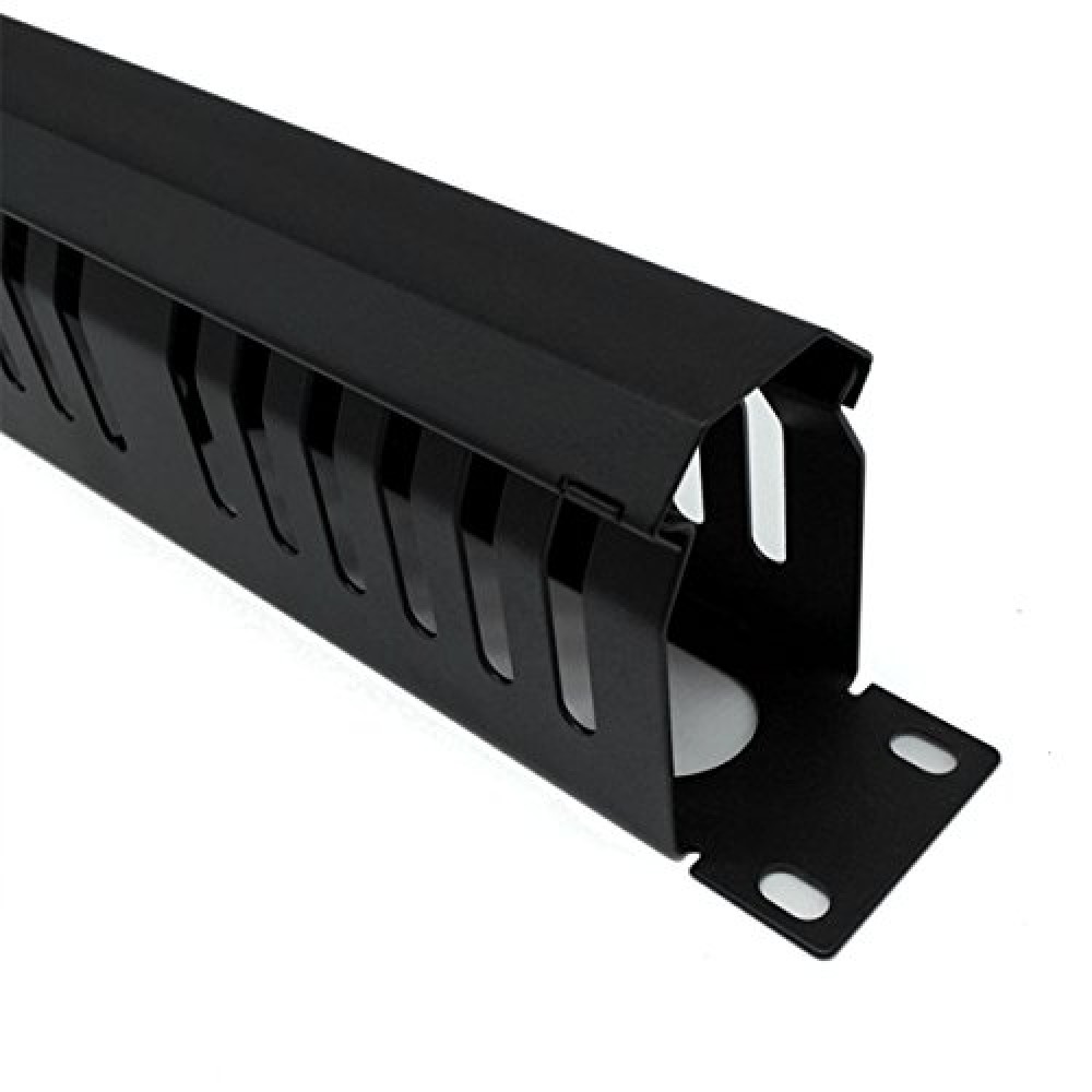 Lancher 19 Inch 1U Cable management Horizontal Cable Rack Mount manager ...