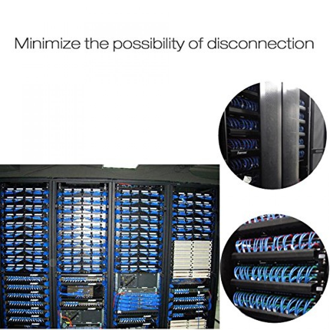 Lancher 19 Inch 1U Cable management Horizontal Cable Rack Mount manager ...