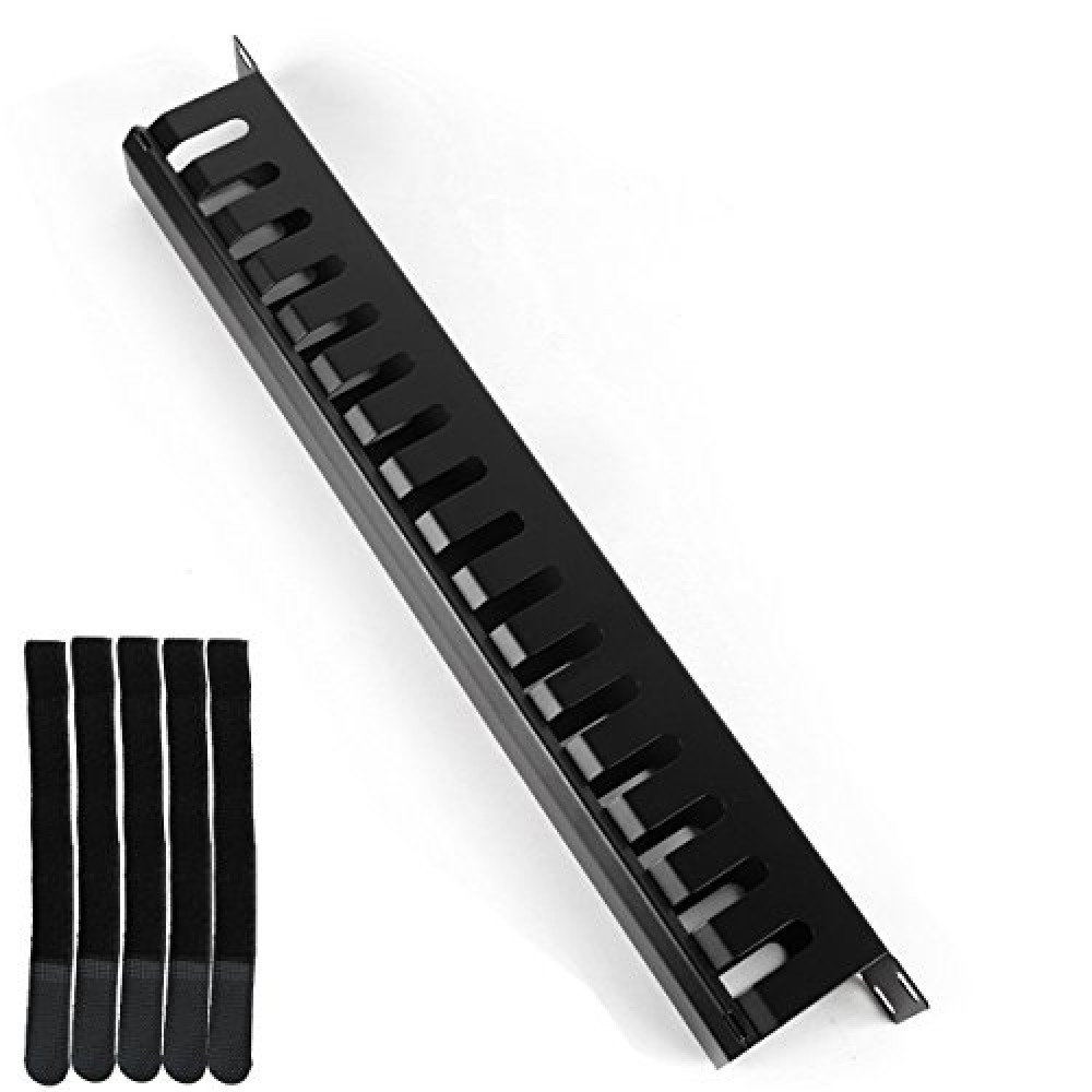 Lancher 19 Inch 1U Cable management Horizontal Cable Rack Mount manager ...