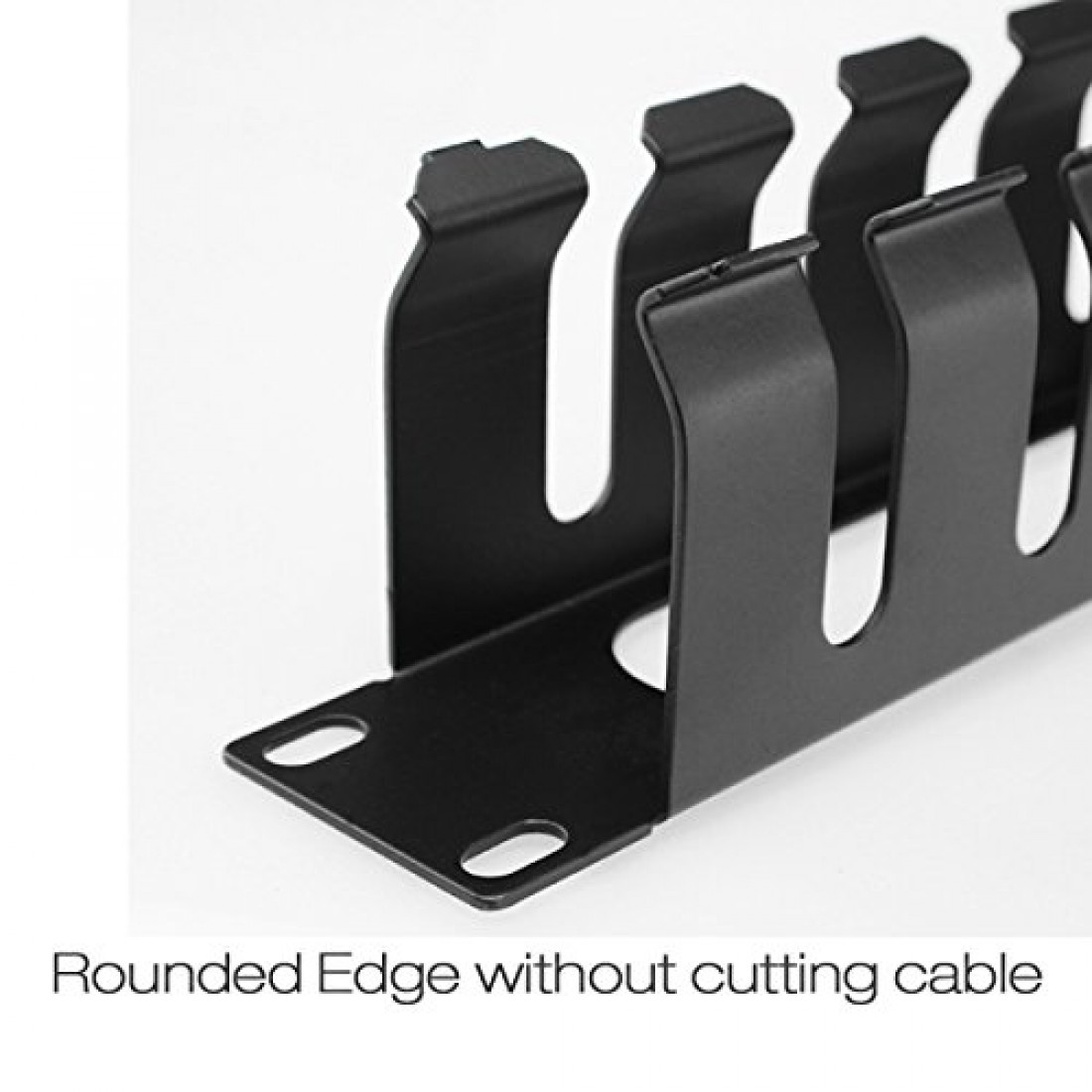 Lancher 19 Inch 1U Cable management Horizontal Cable Rack Mount manager ...