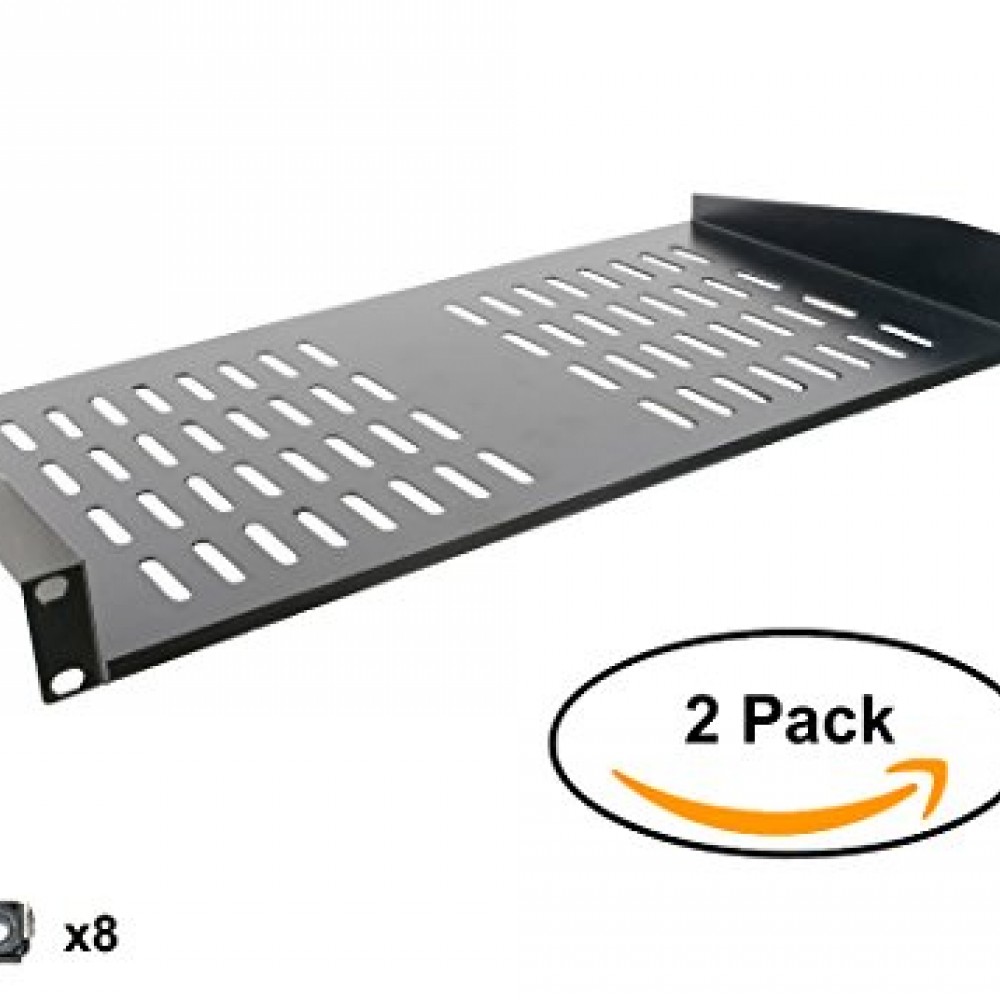 Rack Shelf by SimpleCord - Universal Cantilever Vented 1U Rack Tray For ...