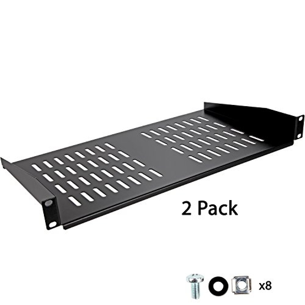 Rack Shelf by SimpleCord - Universal Cantilever Vented 1U Rack Tray For ...