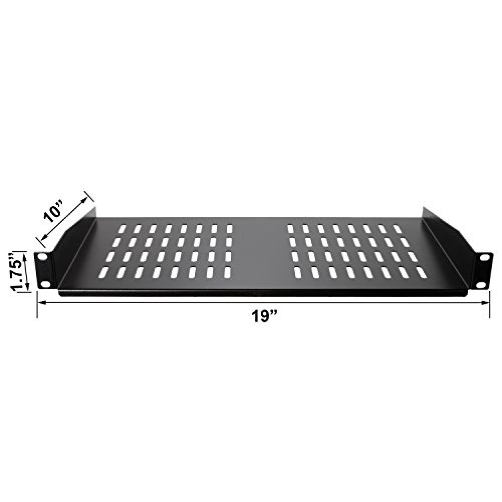 Rack Shelf by SimpleCord - Universal Cantilever Vented 1U Rack Tray For ...