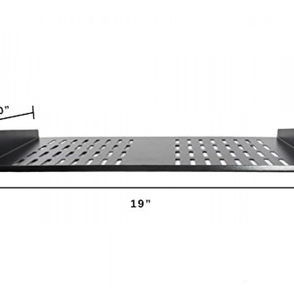 Rack Shelf by SimpleCord - Universal Cantilever Vented 1U Rack Tray For ...