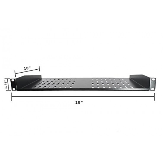 Rack Shelf by SimpleCord - Universal Cantilever Vented 1U Rack Tray For ...