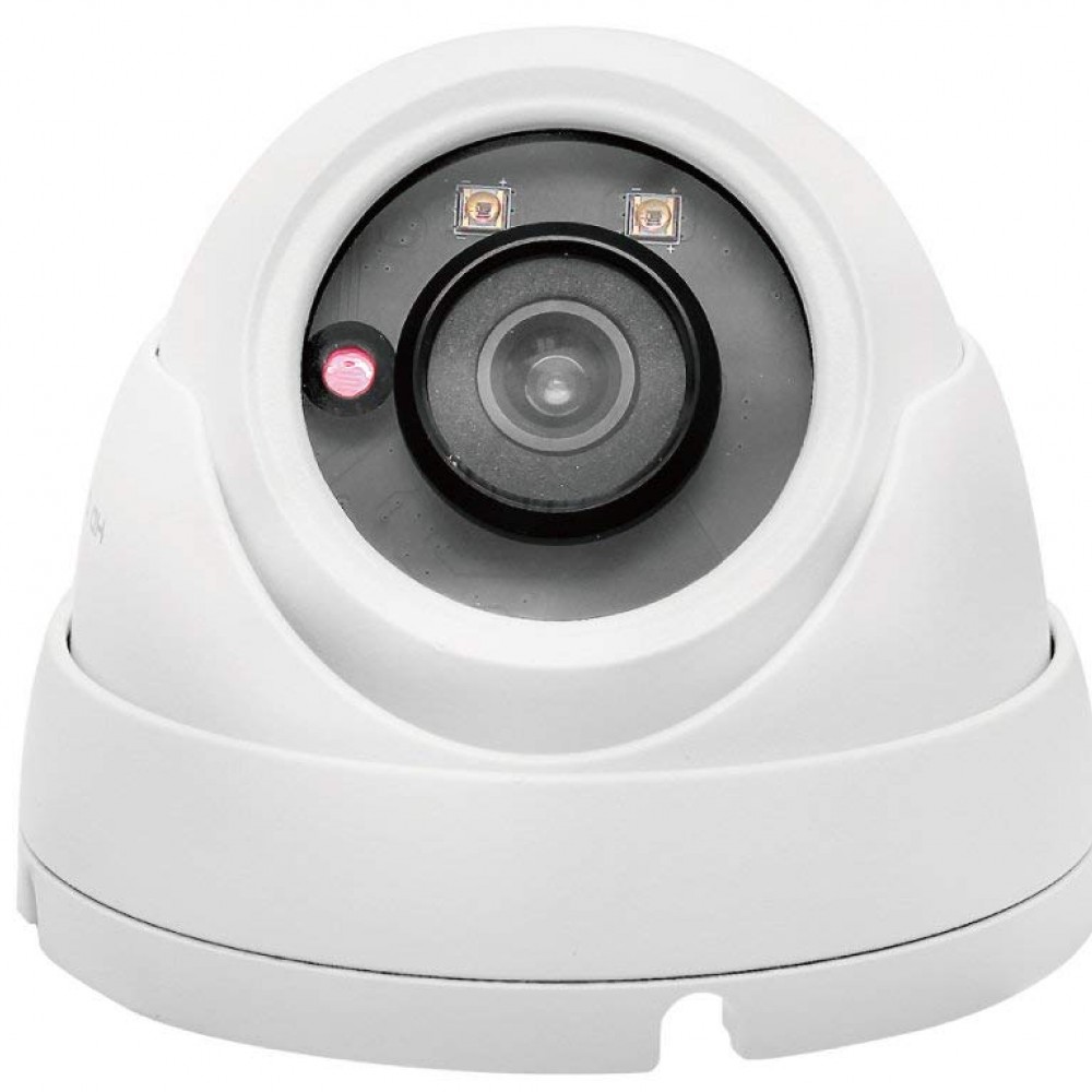 IP PoE Fixed Lens Dome HD Security Camera CCTV - 2MP, 2.8mm Lens ...